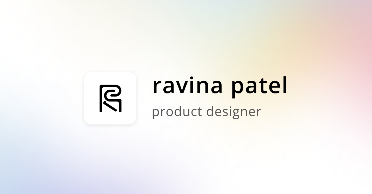 ravina — product designer